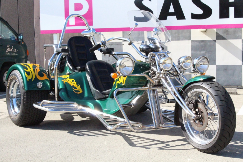 ルバコ1600トライク | SASHU | 京都のトライク・サイドカー・オートバイ販売店 | can-am SPYDERの正規ディーラー
